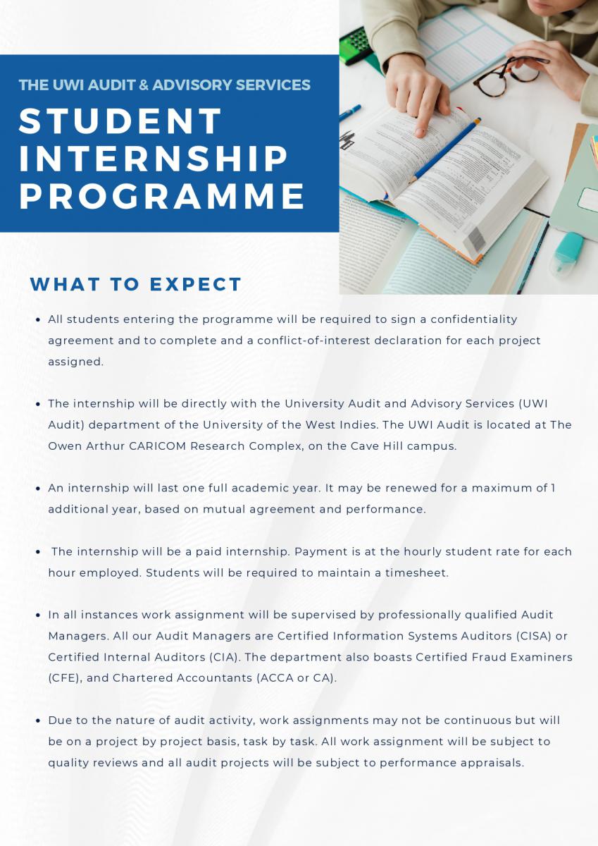 Student Internship Programme | University Management Audit