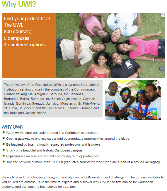 Redesign | The University of the West Indies