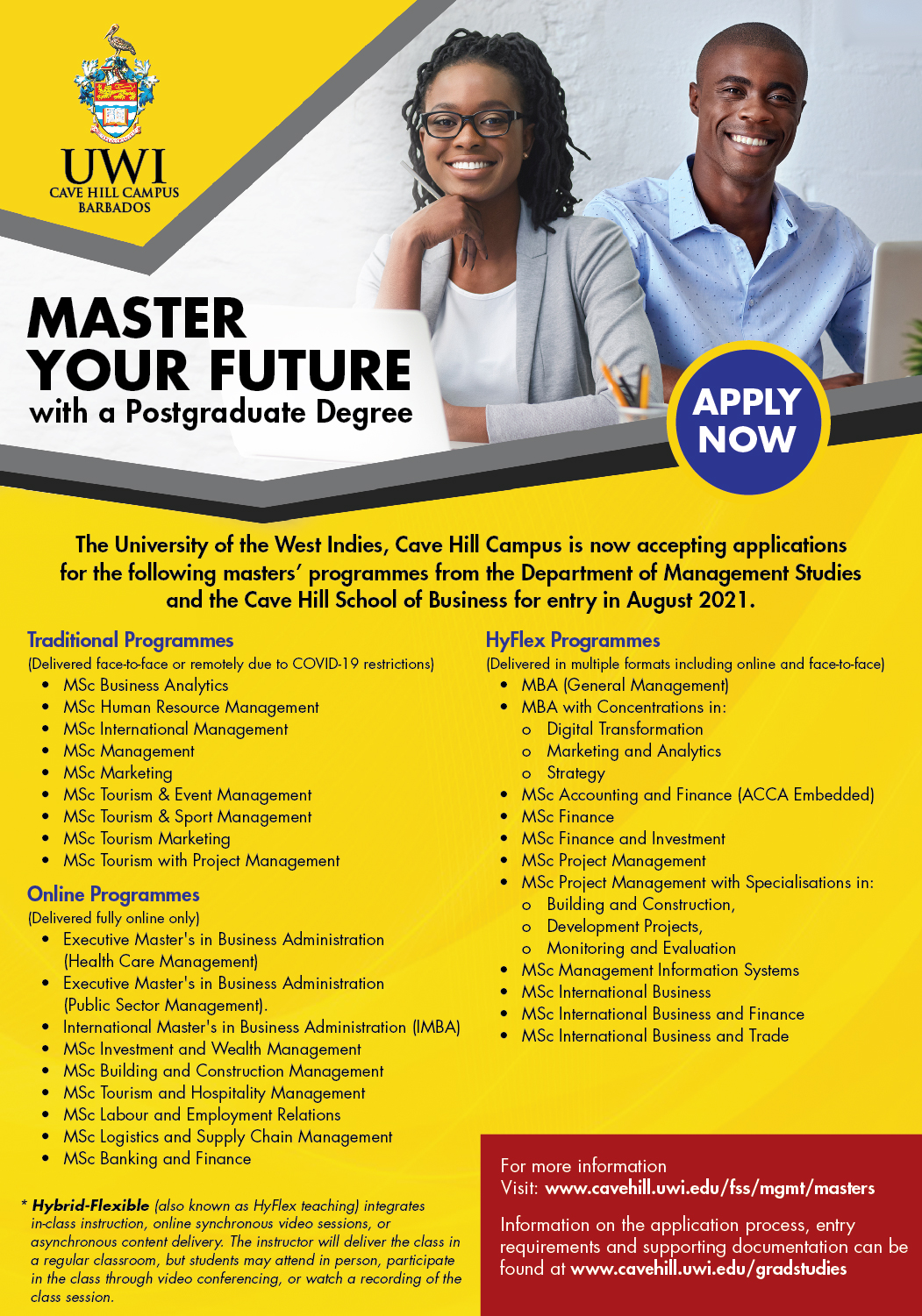 UWI Programmes Showcase